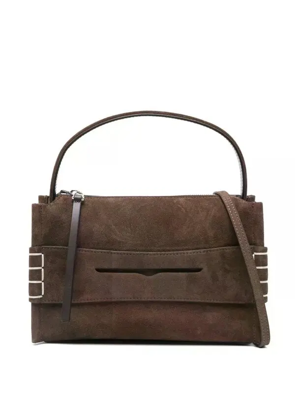 JW Anderson Small Loafer Top Handle Bag - Brown