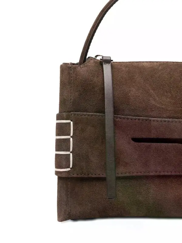 JW Anderson Small Loafer Top Handle Bag - Brown