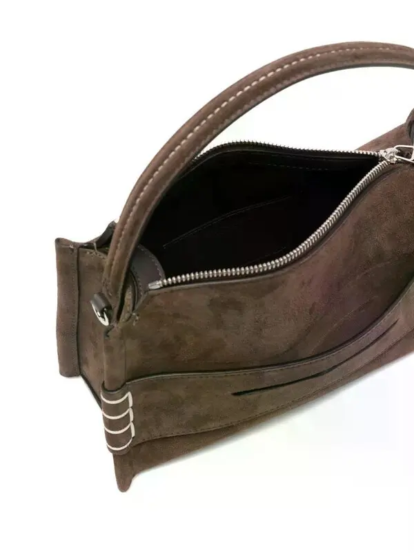 JW Anderson Small Loafer Top Handle Bag - Brown