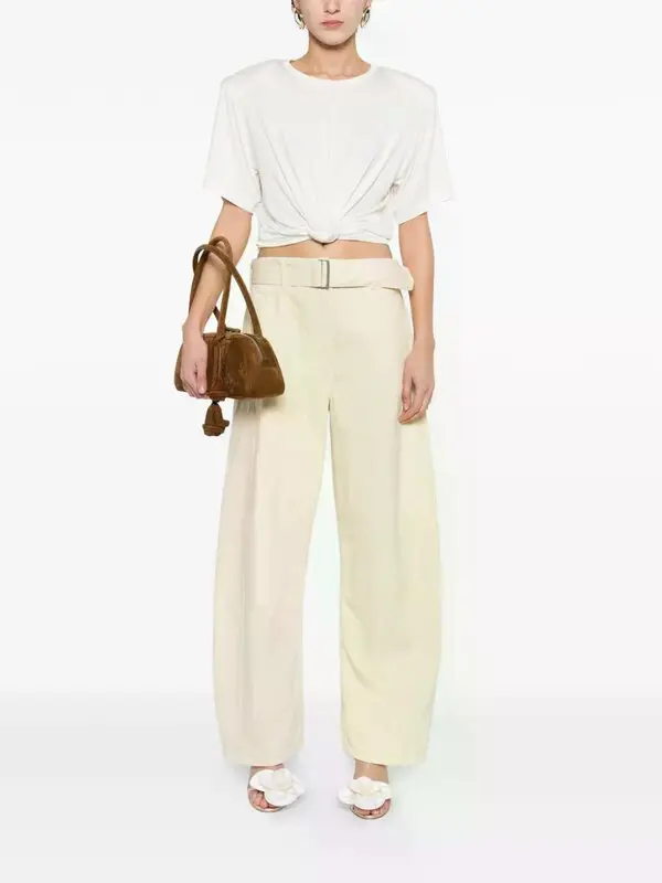 Magda Butrym Belted Jeans - Neutrals