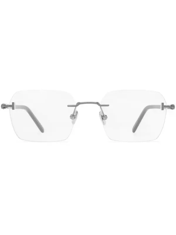 TOM FORD Square Frame Glasses - Grey