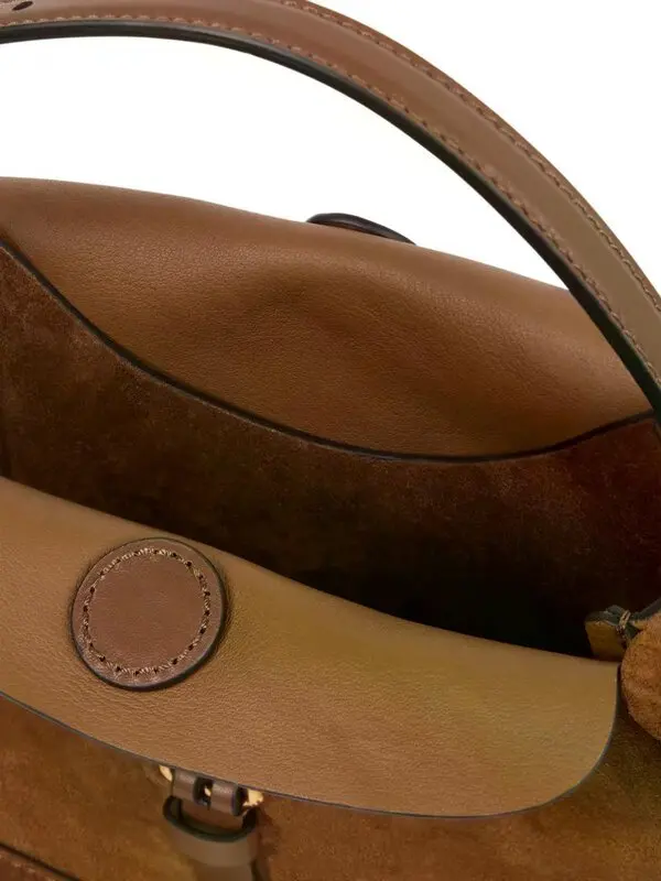 Etro Shoulder Bag With Fringe Detail - Brown