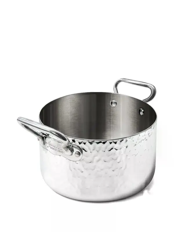PENTOLE AGNELLI Hammered Inox Pan