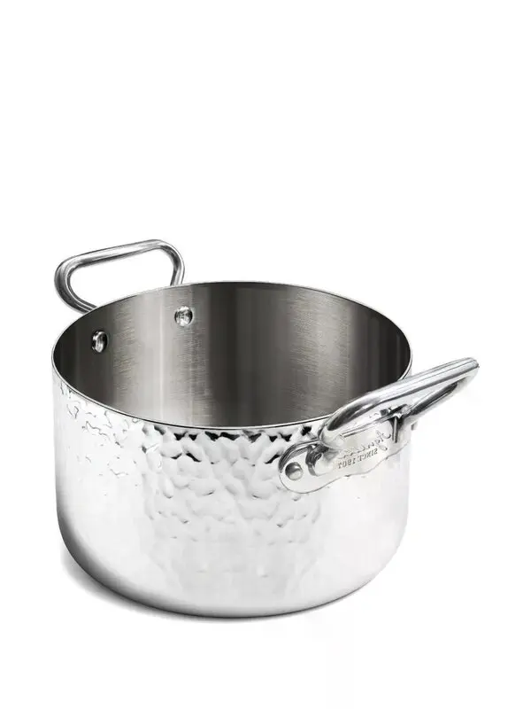 PENTOLE AGNELLI Hammered Inox Pan