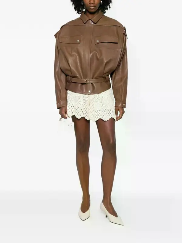 Magda Butrym Belted Jacket - Brown