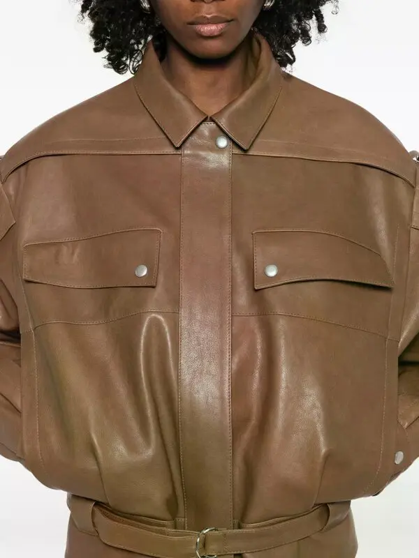 Magda Butrym Belted Jacket - Brown