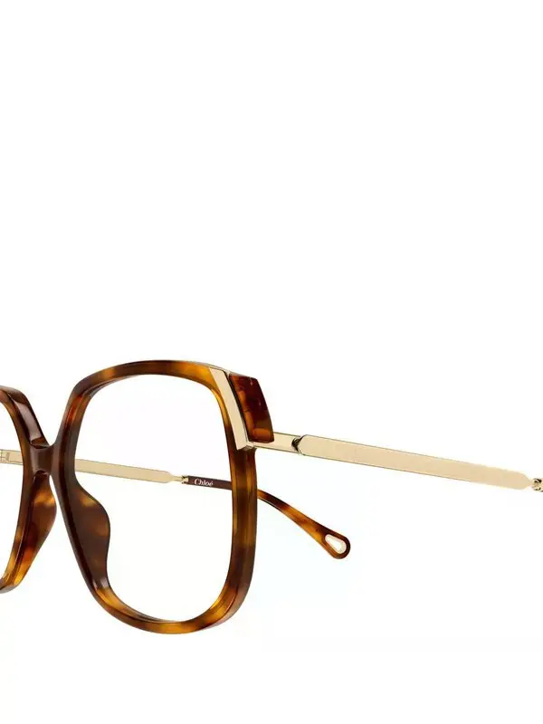 Chloé Square Frame Eyeglasses - Brown