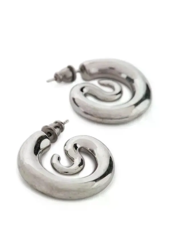 PANCONESI Extra Small Serpent Earrings - Silver