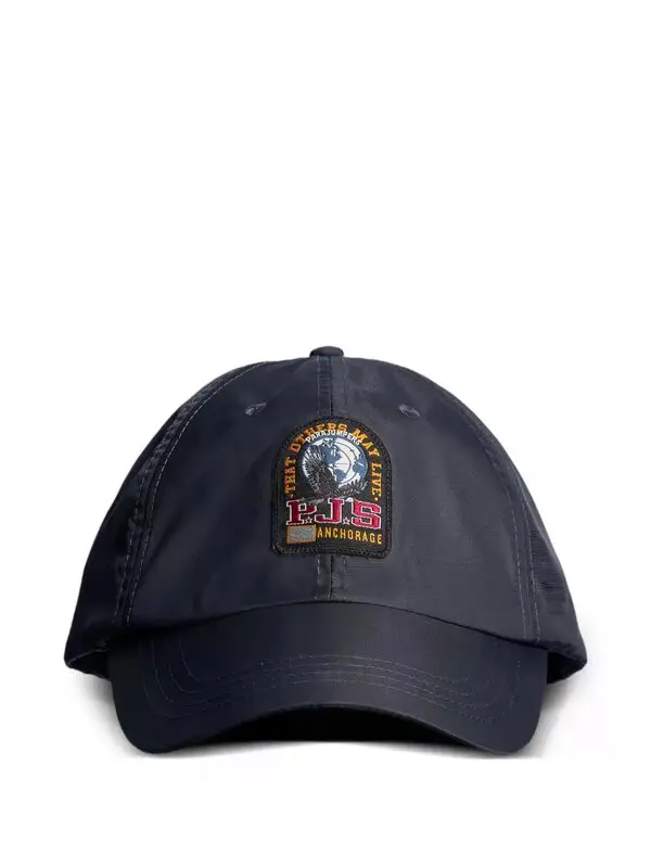 PARAJUMPERS Logo-patch Baseball Cap With Lanyard - Blue