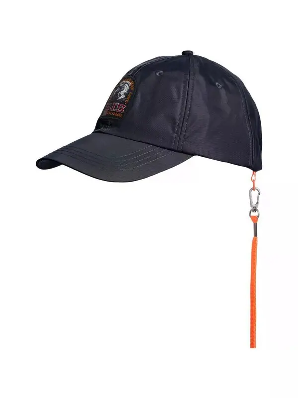 PARAJUMPERS Logo-patch Baseball Cap With Lanyard - Blue