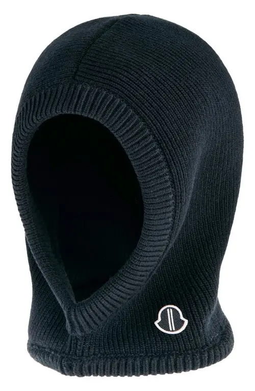Moncler Virgin Wool Balaclava - Black