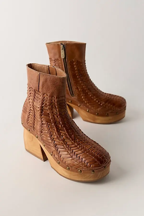 Bed Stu Juna Woven Clog Boots