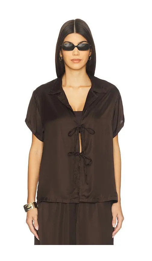 VITAMIN A Kami Shirt - Black