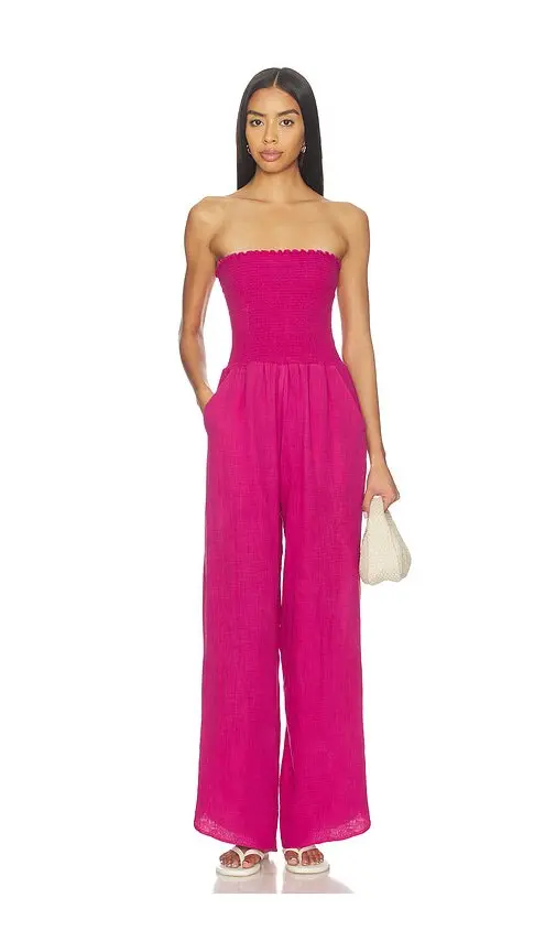 Peixoto Harriet Jumpsuit In . Also - Fuchsia