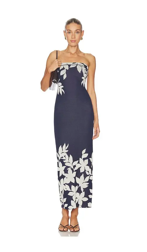 Misa Willow Knit Dress - Navy