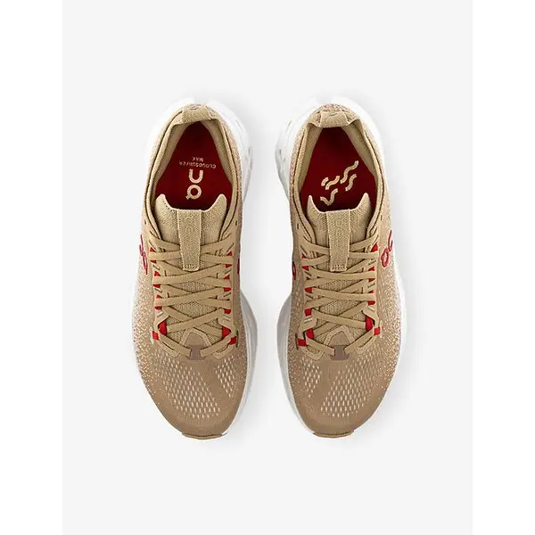 On Cloudsurfer Max Woven Trainers - Chai Ivory F