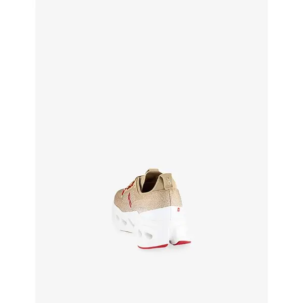 On Cloudsurfer Max Woven Trainers - Chai Ivory F