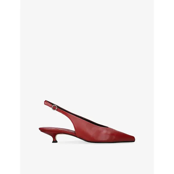 AeydĒ Camila 35 Slingback Leather Pumps