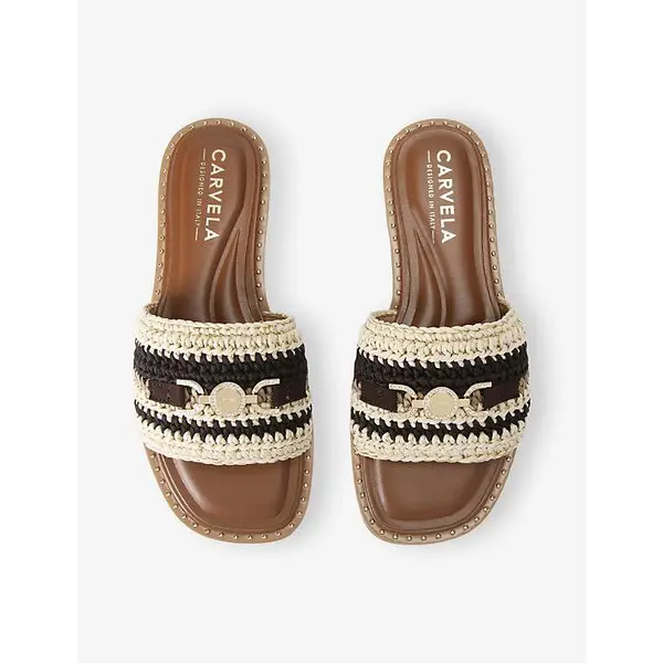 Carvela Nola Woven Slides