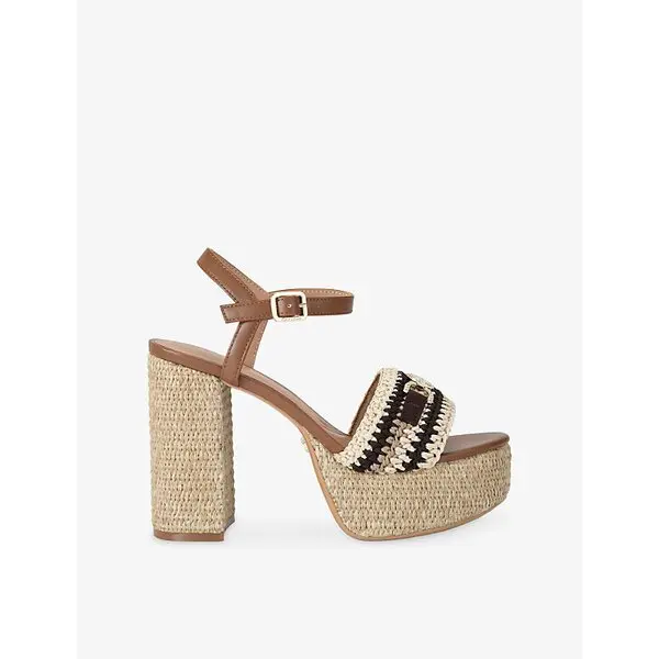 Carvela Nola Woven Platform Sandals