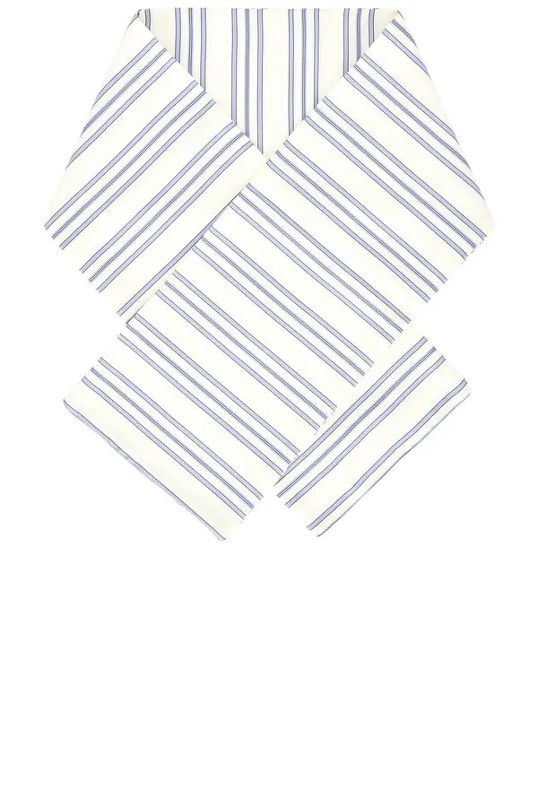 ROWEN ROSE Foulard - Blue & White Stripes