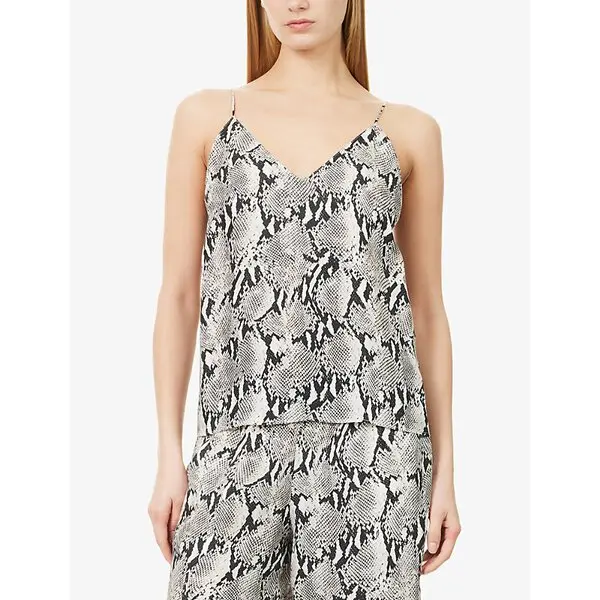 ANINE BING Ellen Print Woven Top