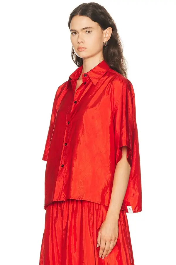 JIL SANDER Short Sleeve Button-up Shirt