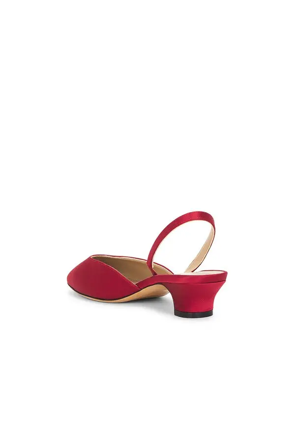 Le Monde Beryl Erica Slingback Kitten Heel - Tomato