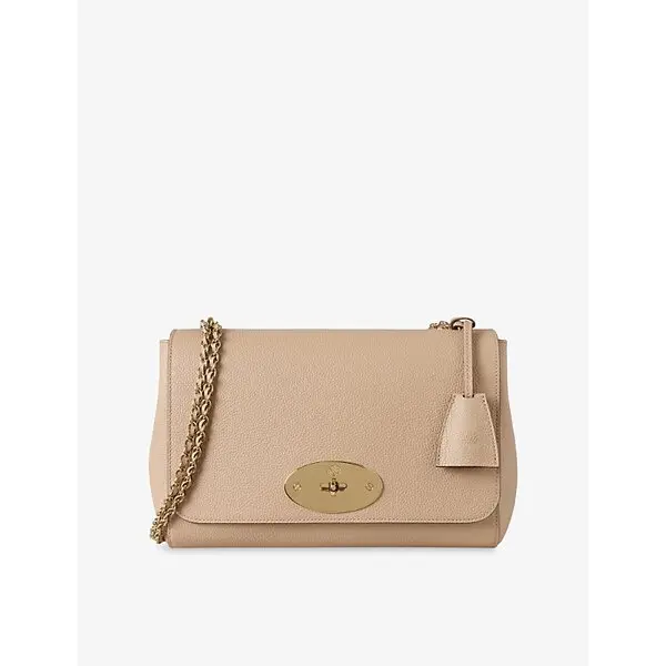 Mulberry Lily Medium Grained-leather Shoulder Bag - Crumpet