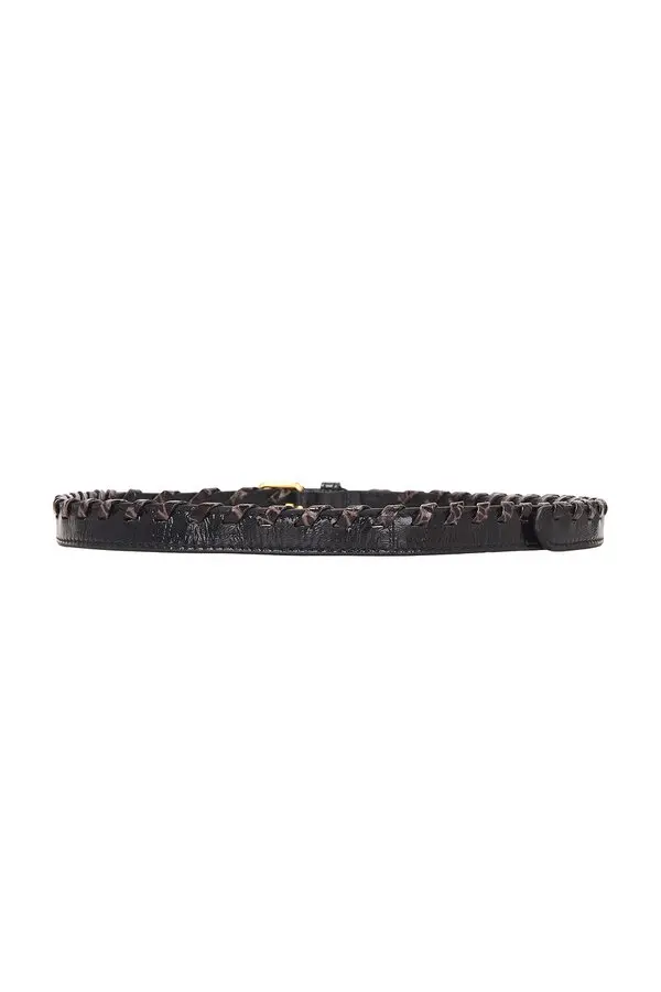 Dries Van Noten Leather Belt - Taupe