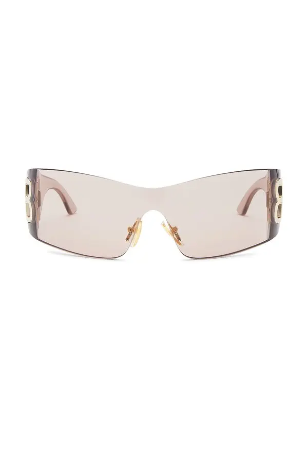 Balenciaga Bossy Sunglasses - Brown