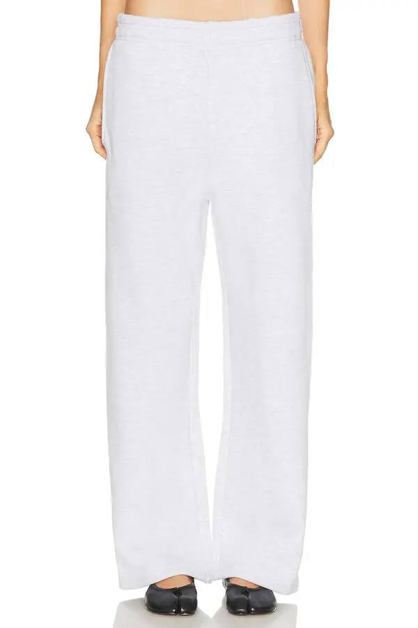 ENTIRE STUDIOS Straight Leg Sweatpant - Heather Grey