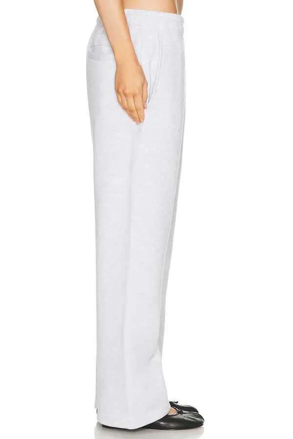 ENTIRE STUDIOS Straight Leg Sweatpant - Heather Grey