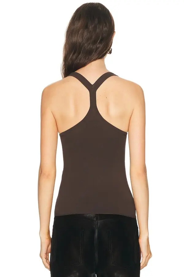 Brandon Maxwell Raven Knit Tank Top
