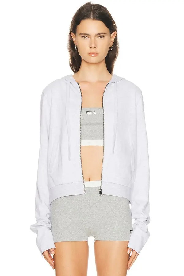 ENTIRE STUDIOS Cropped Zip Up Jacket