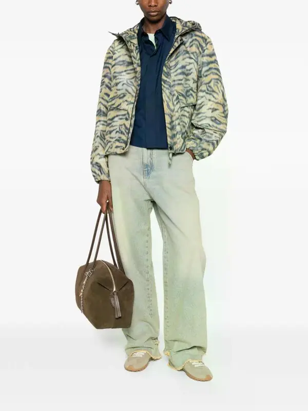 Kenzo Animal-print Hooded Jacket