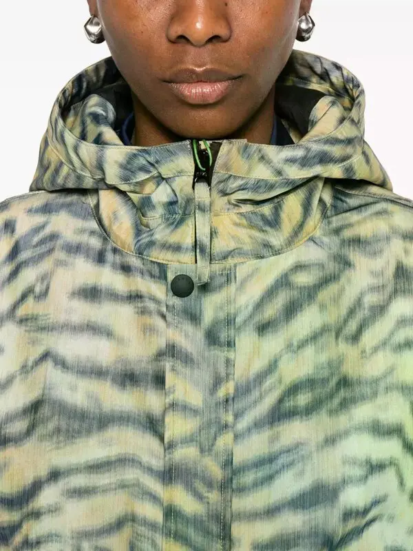 Kenzo Animal-print Hooded Jacket