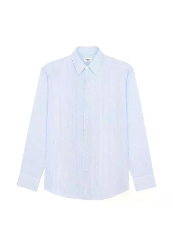 Saint Laurent Cassandre Striped Shirt
