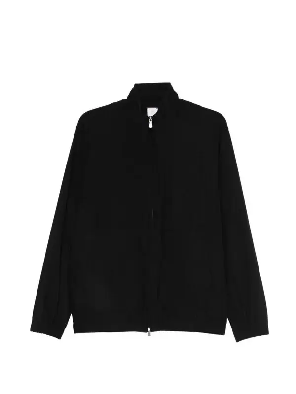 Eleventy High-neck Bomber Jacket - Black
