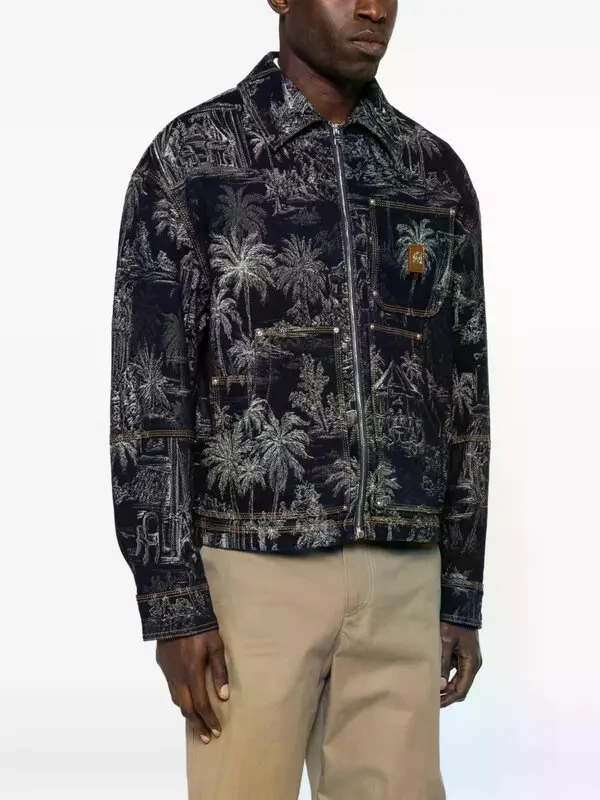 Amiri Jacquard Chateau Palms Jacket