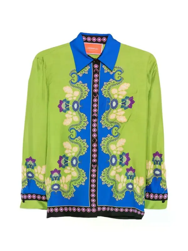 La DoubleJ Floral Buttoned Shirt