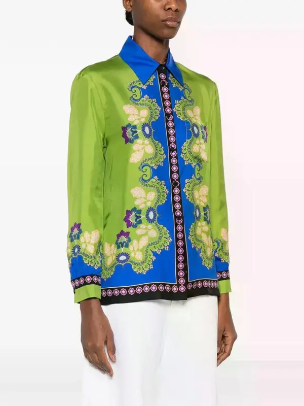 La DoubleJ Floral Buttoned Shirt