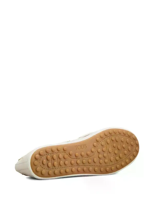 TOD'S Bow Detail Ballet Flats - Neutrals