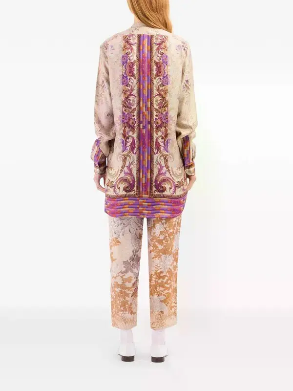 PIERRE-LOUIS MASCIA Silk Shirt - Neutrals
