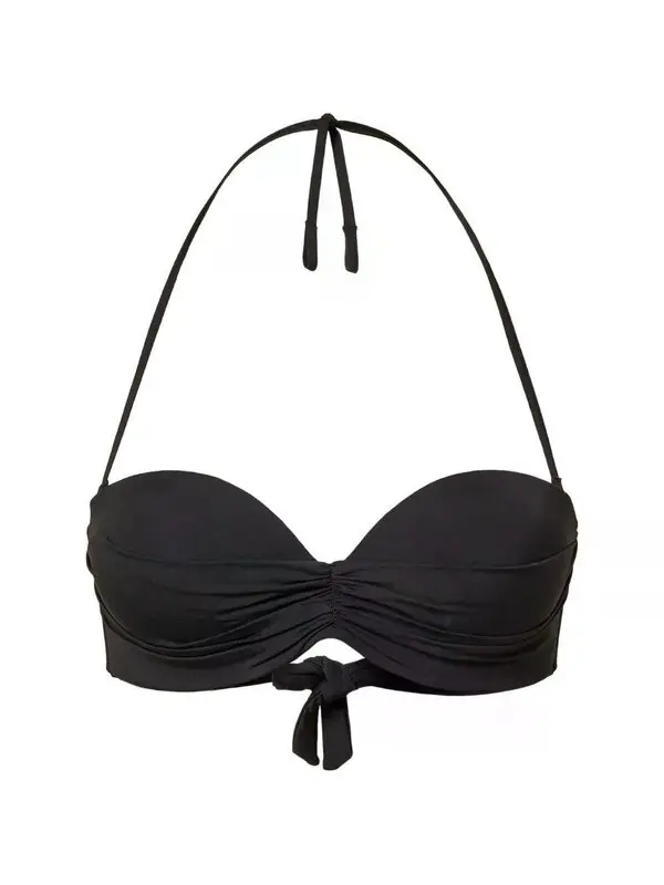 TWINSET Sweetheart-neck Bikini Top - Black