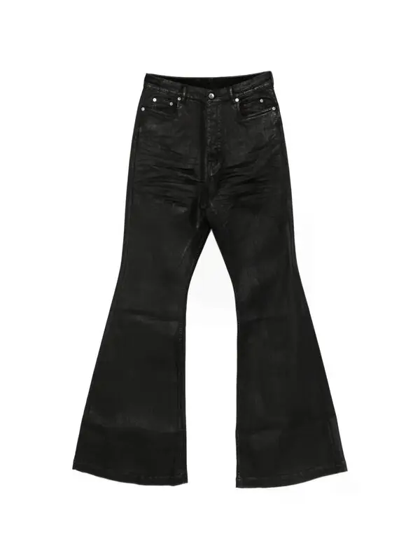Rick Owens Button Bootcut Jeans