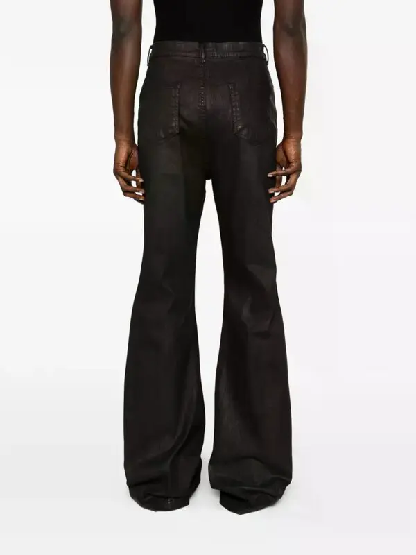 Rick Owens Button Bootcut Jeans