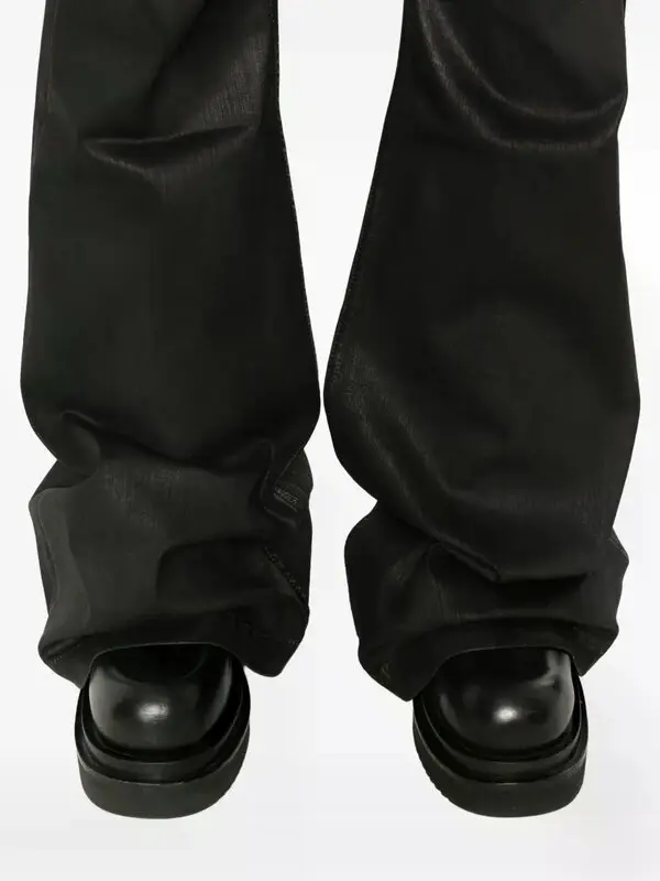 Rick Owens Button Bootcut Jeans