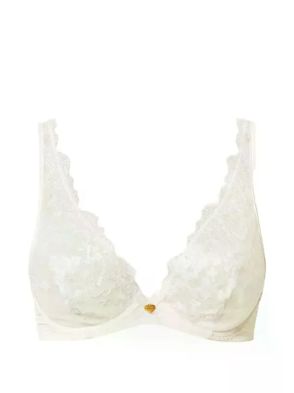 TWINSET Embroidered Bra - White