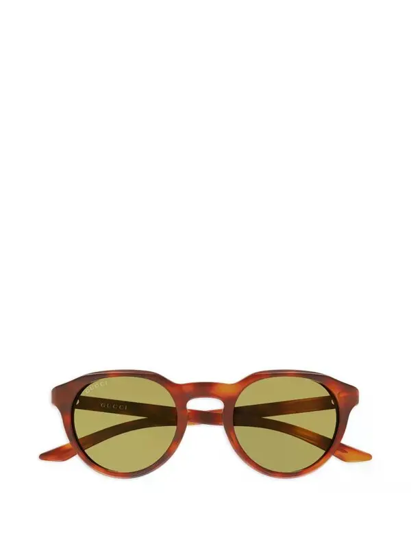 Gucci Round Frame Sunglasses - Brown